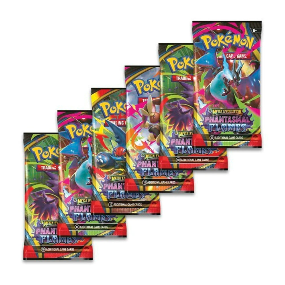 Pokemon Mega Evolution - ME02 - Phantasmal Flames Loose Booster Pack ...